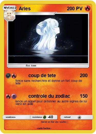 Pokémon Aries 93 93 - coup de tete - Ma carte Pokémon