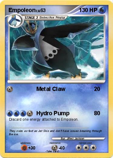 Pokémon Empoleon 462 462 - Metal Claw - My Pokemon Card