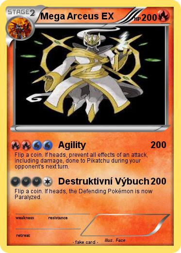 Pokémon Mega Arceus EX 49 49 - Agility - My Pokemon Card