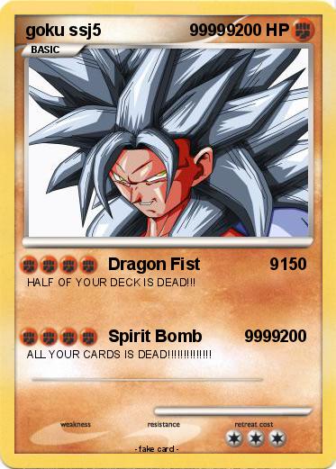 Pokémon goku ssj5 99999 1 1 - Dragon Fist 9 - My Pokemon Card