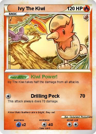 Pokémon Ivy The Kiwi - Kiwi Power! - My Pokemon Card