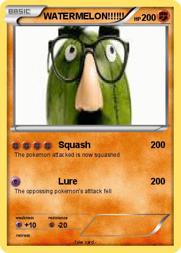 Pokémon WATERMELON 129 129 - Squash - My Pokemon Card