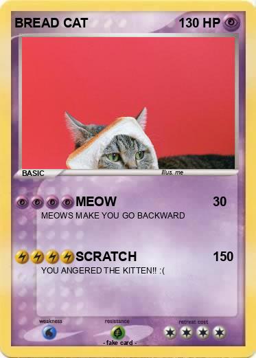 Pokémon BREAD CAT 47 47 - MEOW - My Pokemon Card
