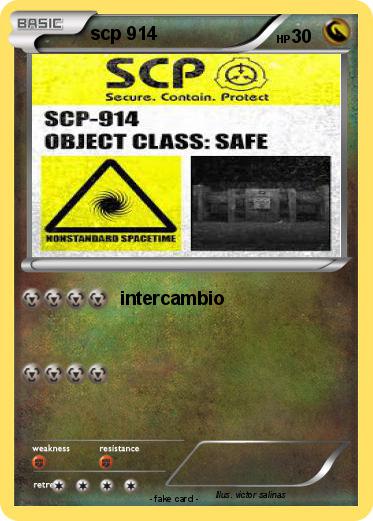 Pokémon scp 914 2 2 - intercambio - My Pokemon Card