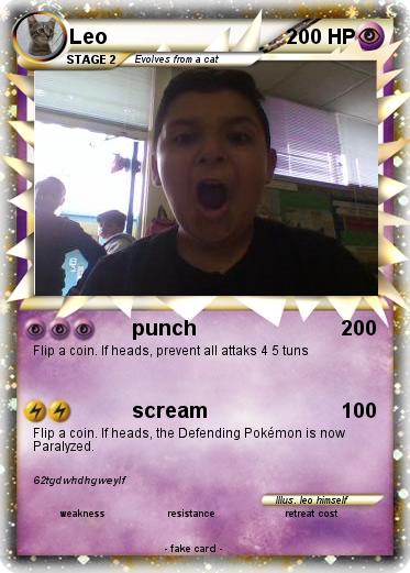 Pokémon Leo 1373 1373 - punch - My Pokemon Card