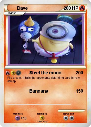 Pokémon Dave 243 243 - Steel the moon - My Pokemon Card