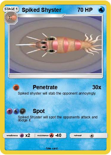 Pokémon Spiked Shyster - Penetrate - My Pokemon Card
