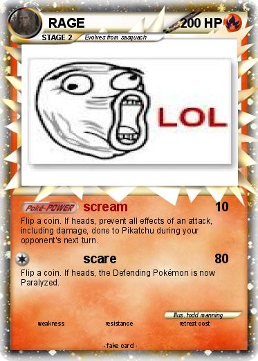 Pokémon RAGE 148 148 - scream - My Pokemon Card