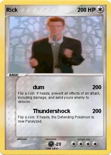Pokémon Rick 1067 1067 - dum - My Pokemon Card