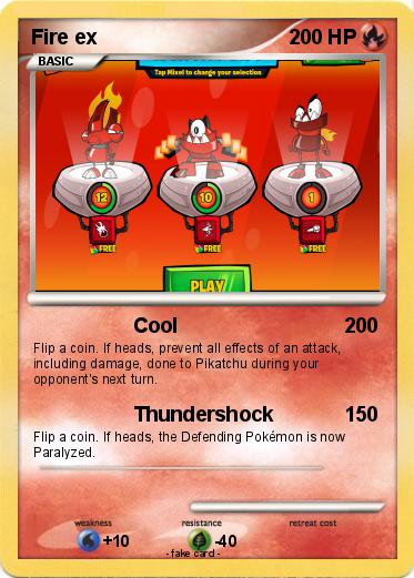 Pokémon Fire ex 1 1 - Cool - My Pokemon Card