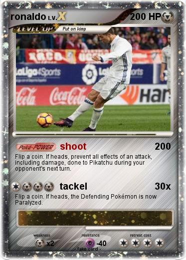 Pokémon ronaldo 1025 1025 - shoot - My Pokemon Card
