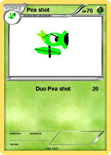 Pokémon Pea shot - Duo Pea shot - My Pokemon Card