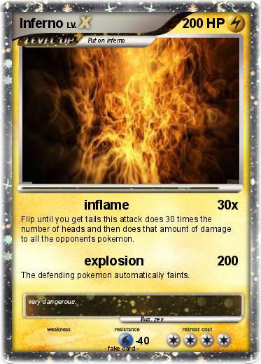 Pokémon Inferno 310 310 - inflame - My Pokemon Card