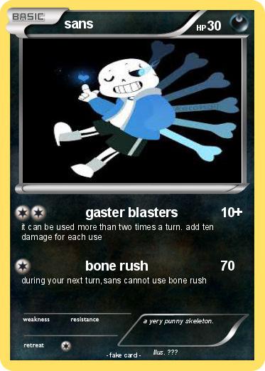 Pokémon sans 1280 1280 - gaster blasters - My Pokemon Card