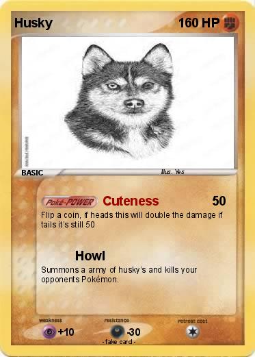 Pokémon Husky 742 742 - Cuteness - My Pokemon Card