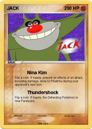 Pokémon JACK 2322 2322 - Nina Kim - My Pokemon Card