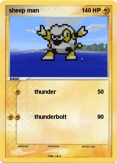 Pokémon sheep man 9 9 - thunder - My Pokemon Card