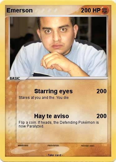 Pokémon Emerson 23 23 - Starring eyes - My Pokemon Card