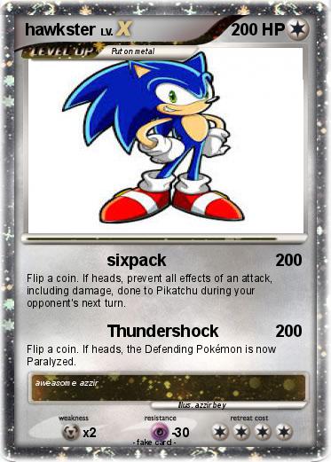 Pokémon hawkster - sixpack - My Pokemon Card
