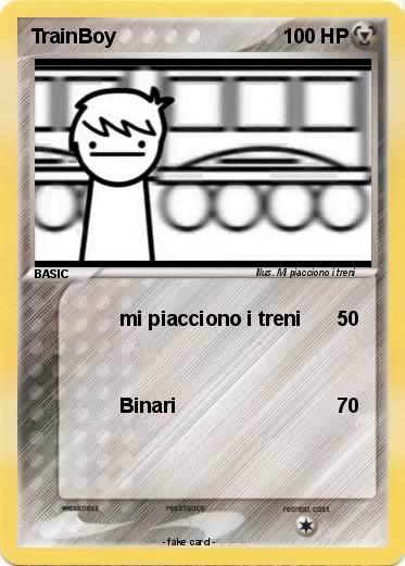 Pokémon TrainBoy - mi piacciono i treni - My Pokemon Card