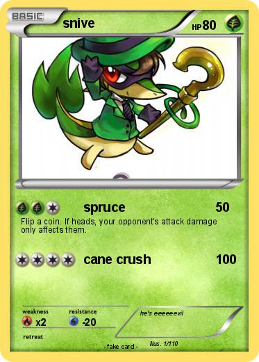Pokémon snive 12 12 - spruce - My Pokemon Card