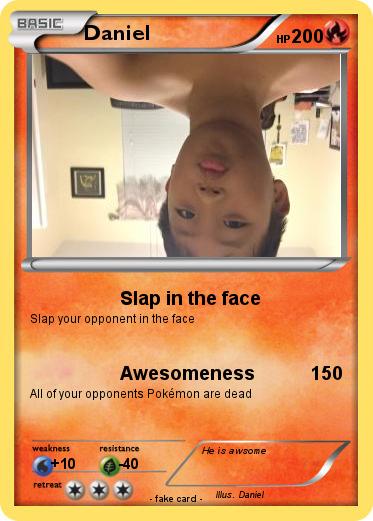 Pokémon Daniel 1110 1110 - Slap in the face - My Pokemon Card