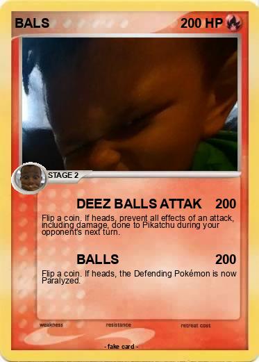Pokémon BALS 1 1 - DEEZ BALLS ATTAK - My Pokemon Card