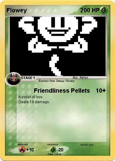 Pokémon Flowey 384 384 - Friendliness Pellets - My Pokemon Card