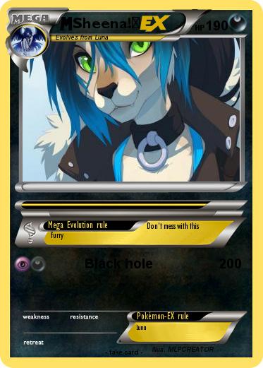 Pokémon Sheena 23 23 - Black hole - My Pokemon Card