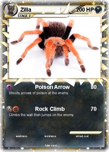 Pokémon Zilla 39 39 - Poison Arrow - My Pokemon Card