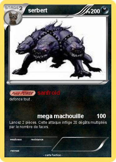 Pokémon serbert - sanfroid - Ma carte Pokémon