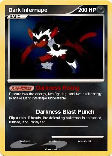 Pokémon Dark Infernape 13 13 - Darkness Rising - My Pokemon Card