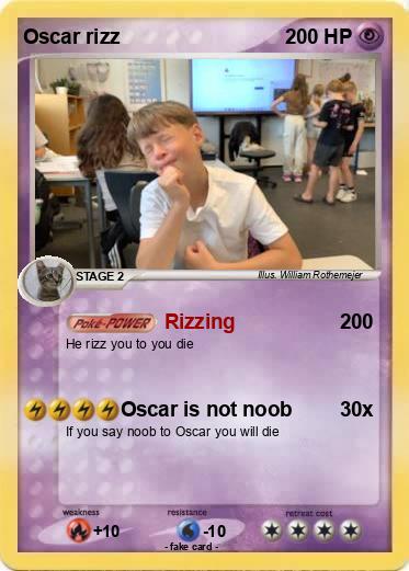 Pokémon Oscar rizz - Rizzing - My Pokemon Card