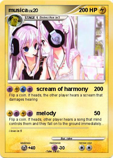 Pokémon musica 5 5 - scream of harmony - My Pokemon Card