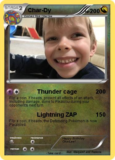 Pokémon Char Dy - Thunder cage - My Pokemon Card