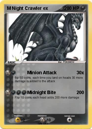 Pokémon M Night Crawler ex - Minion Attack - My Pokemon Card