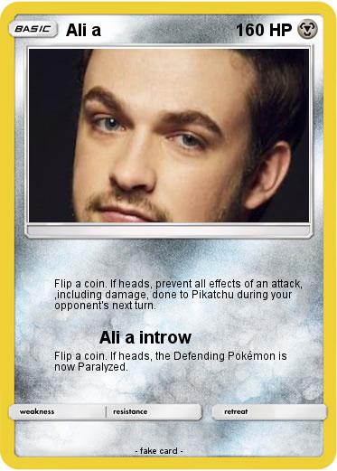 Pokémon Ali a 202 202 - Ali a introw - My Pokemon Card