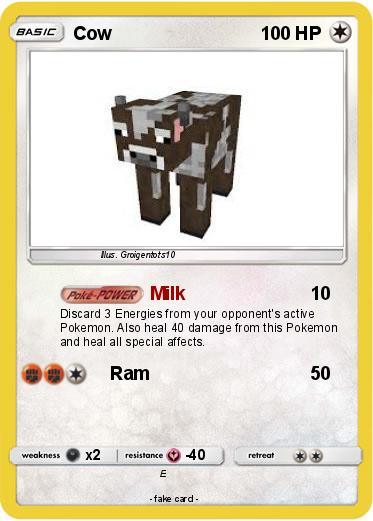 Pokémon Cow 682 682 - Milk - My Pokemon Card