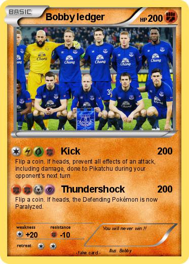 Pokémon Bobby ledger - Kick - My Pokemon Card