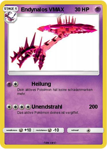 Pokémon Endynalos VMAX - Heilung - My Pokemon Card