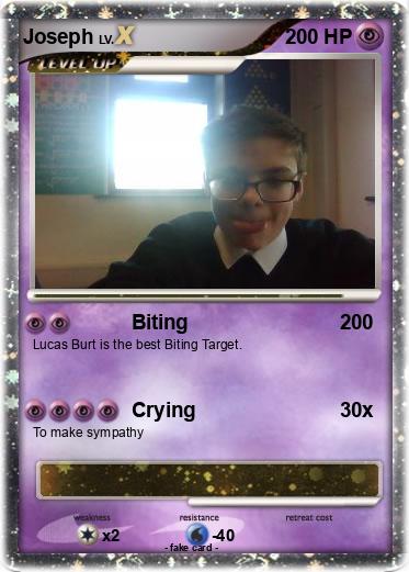 Pokémon Joseph 787 787 - Biting - My Pokemon Card