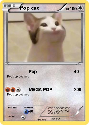 Pokémon Pop cat 6 6 - Pop - My Pokemon Card
