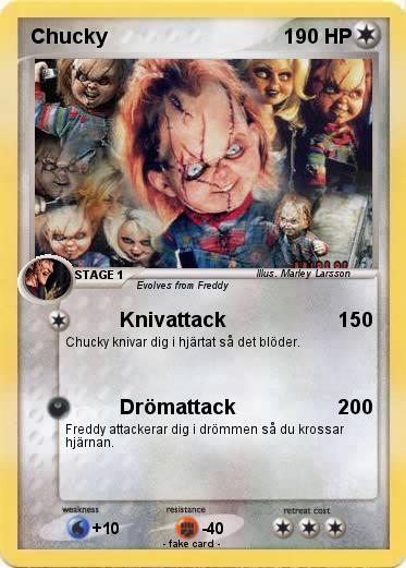 Pokémon Chucky 432 432 - Knivattack - My Pokemon Card