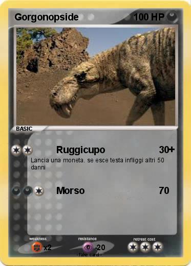 Pokémon Gorgonopside - Ruggicupo - My Pokemon Card