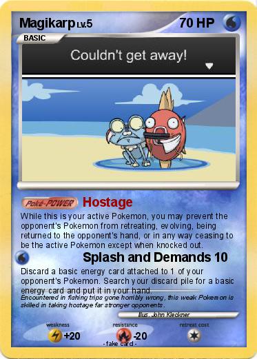 Pokémon Magikarp 901 901 - Hostage - My Pokemon Card