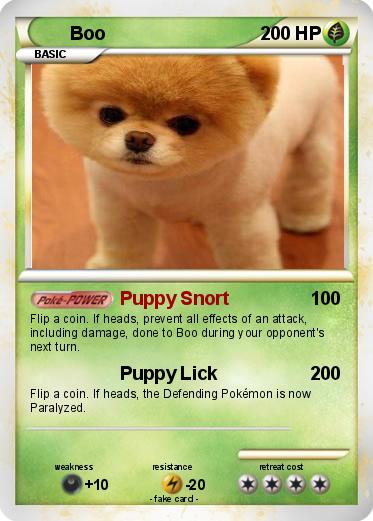 Pokémon Boo 1344 1344 - Puppy Snort - My Pokemon Card