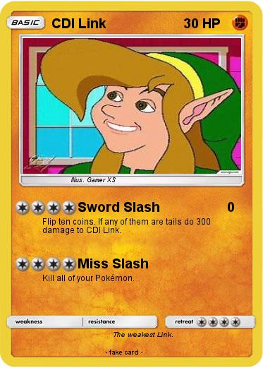 Pokémon CDI Link 11 11 - Sword Slash 0 - My Pokemon Card