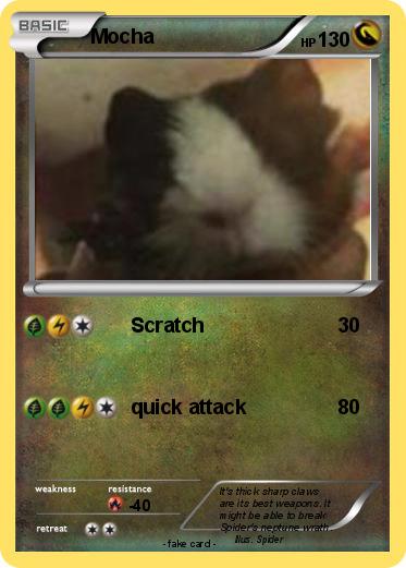 Pokémon Mocha 32 32 - Scratch - My Pokemon Card