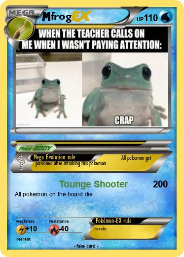Pokémon frog 391 391 - Tounge Shooter - My Pokemon Card