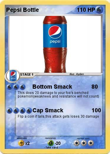 Pokémon Pepsi Bottle 1 1 - Bottom Smack - My Pokemon Card